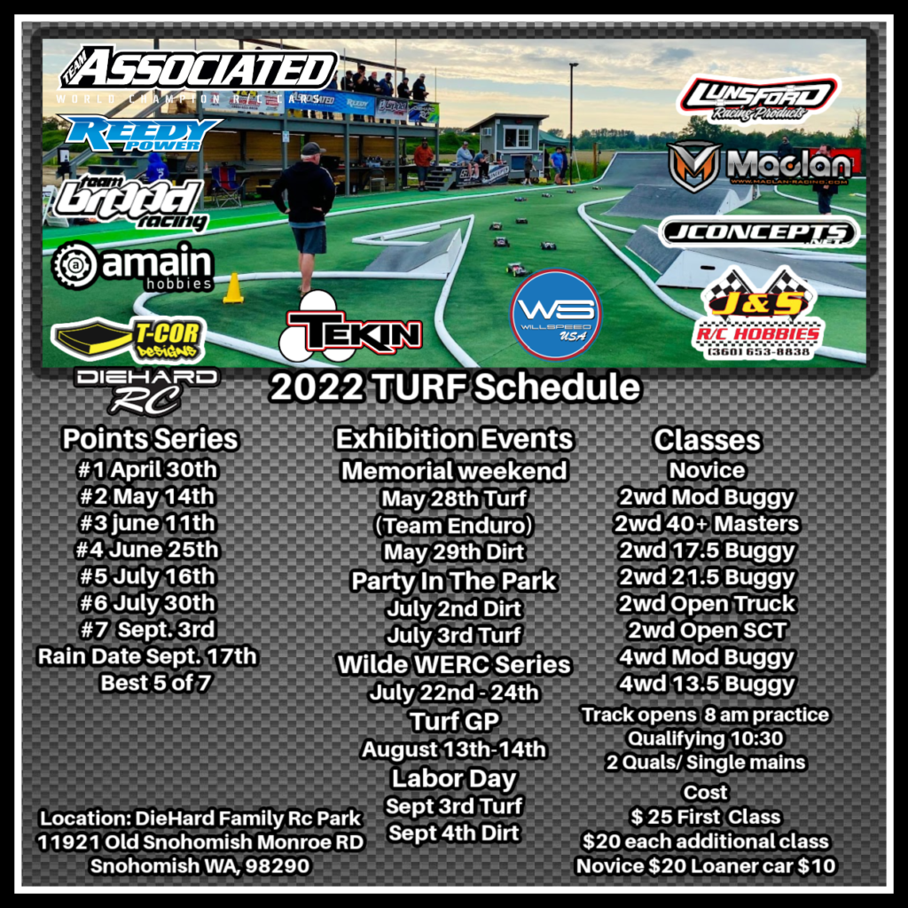 Calendar | DieHard RC