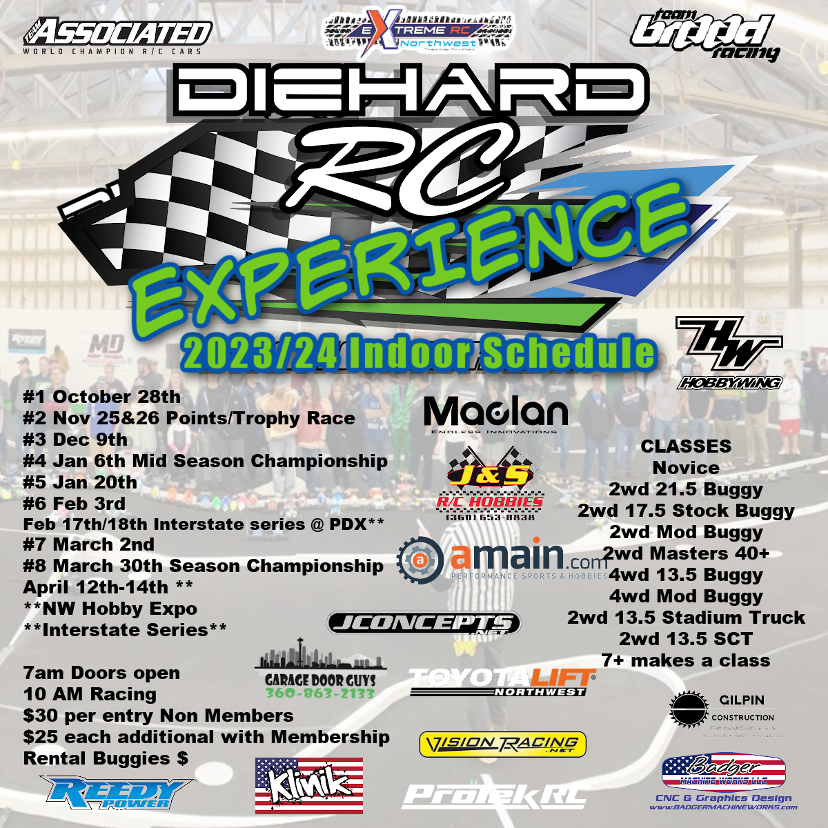 Calendar | DieHard RC